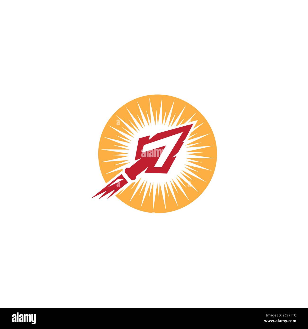 Spear vector illustration icon Template design Stock Vector Image & Art ...