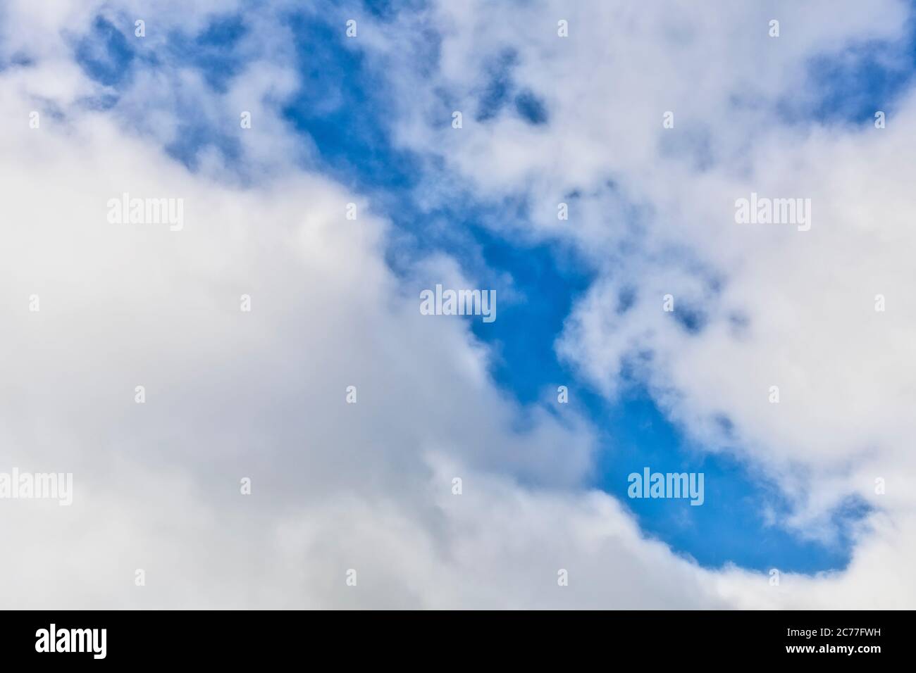 Blue sky with cloud background. With copy space for text or design ...