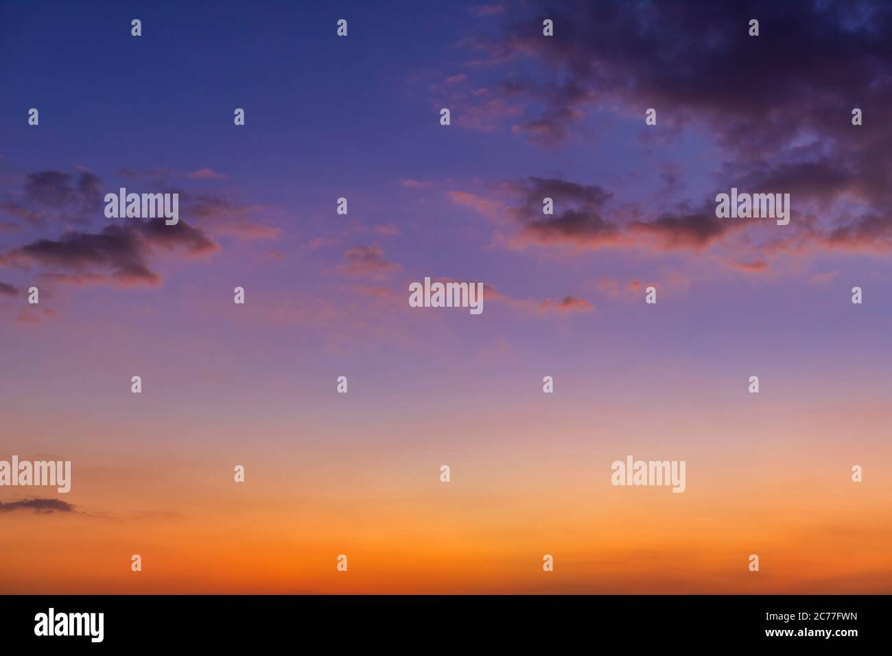 Sky with cloud and sun ray yellow and blue color background. With copy ...