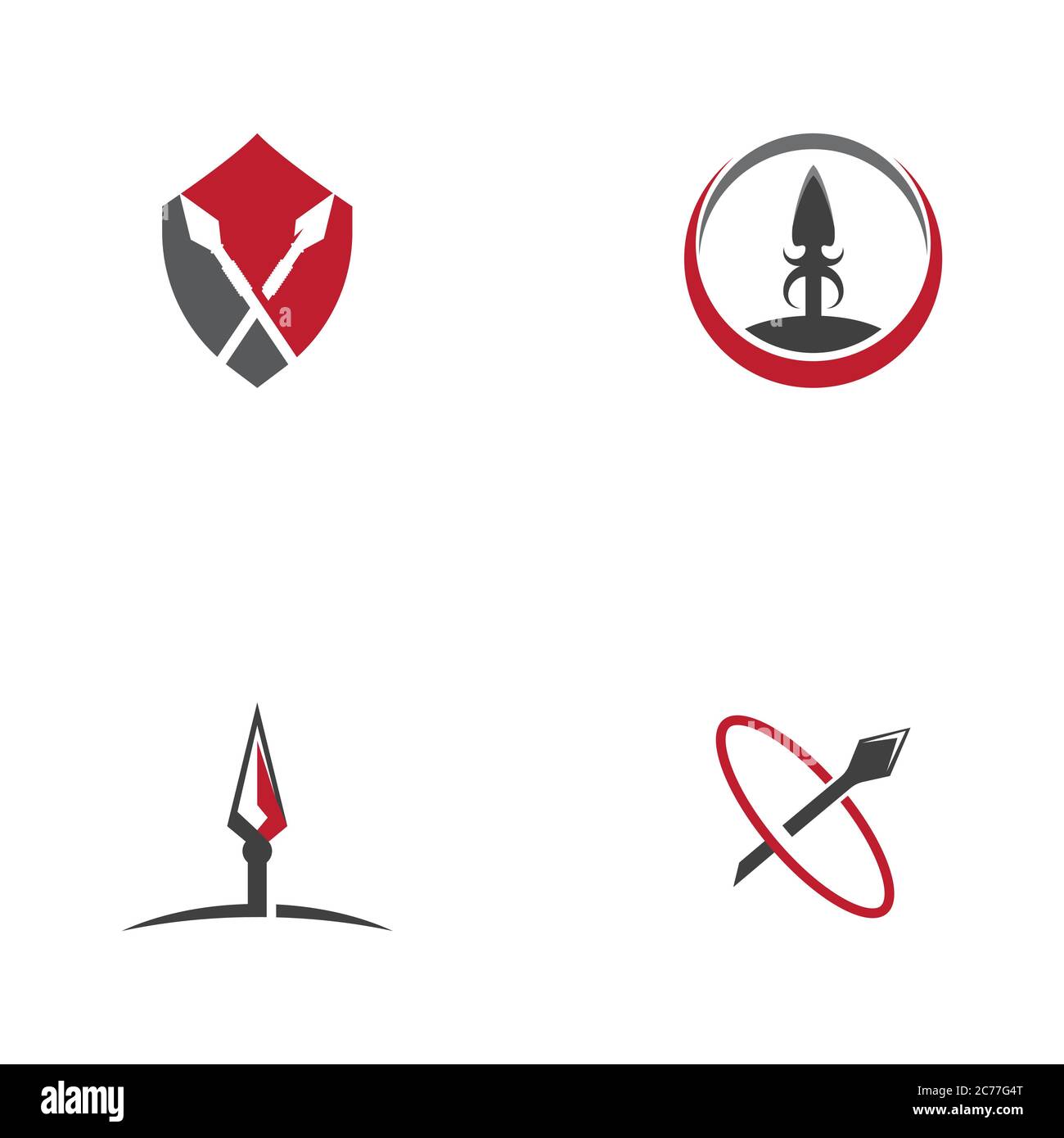 Spear vector illustration icon Template design Stock Vector Image & Art ...