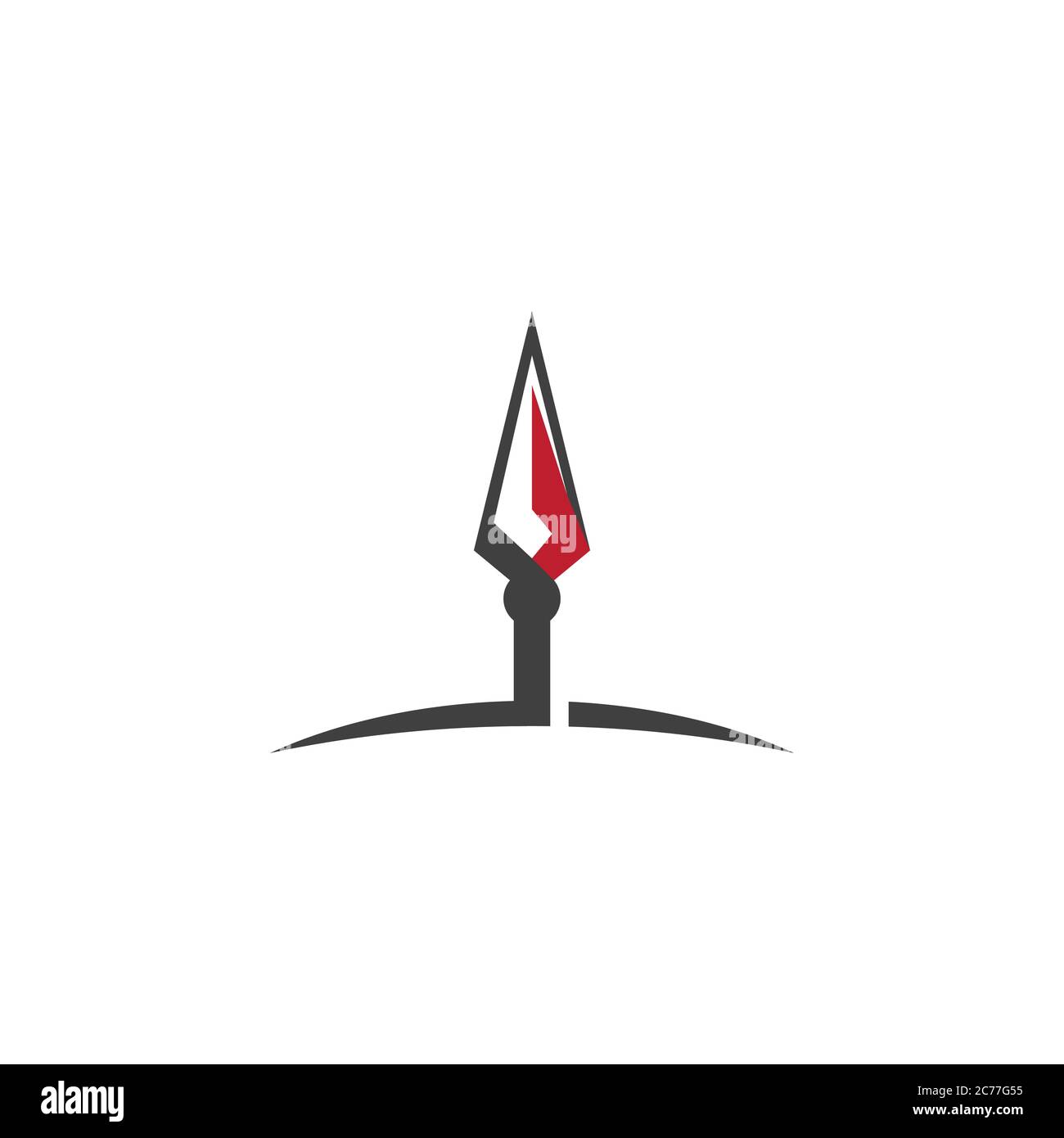 Spear vector illustration icon Template design Stock Vector Image & Art ...