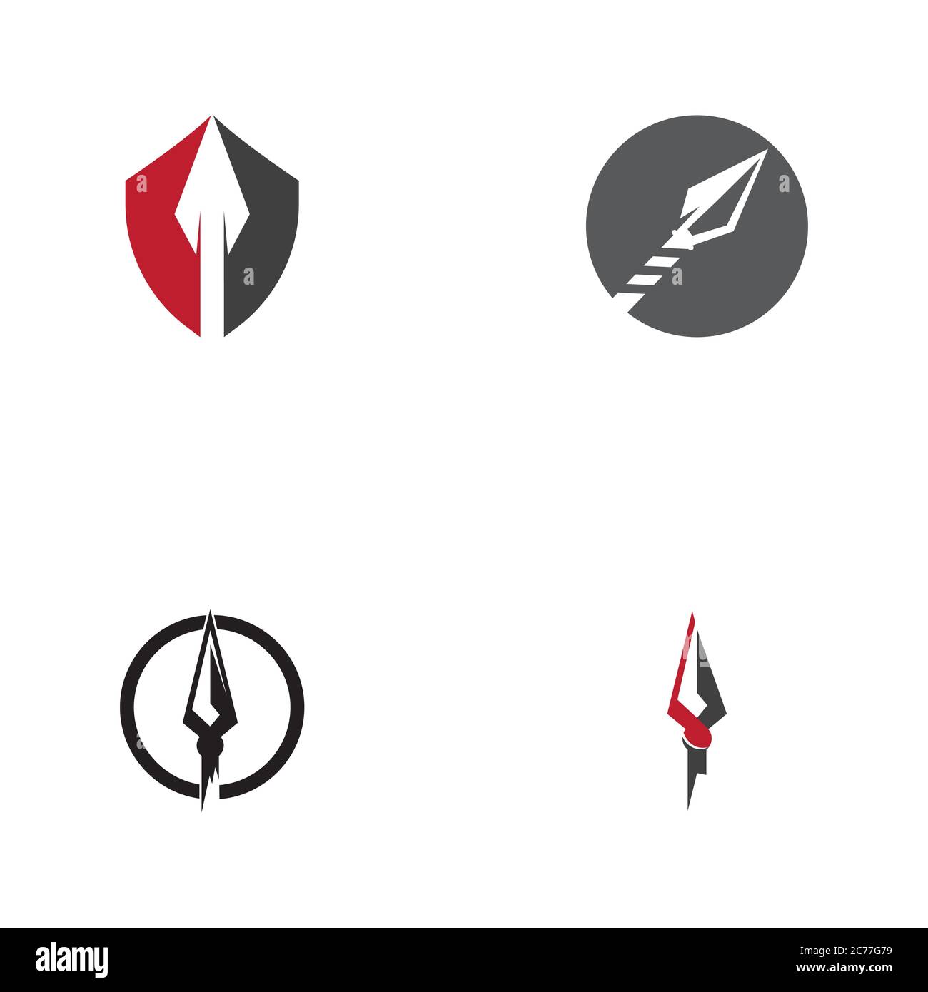 Spear vector illustration icon Template design Stock Vector Image & Art ...