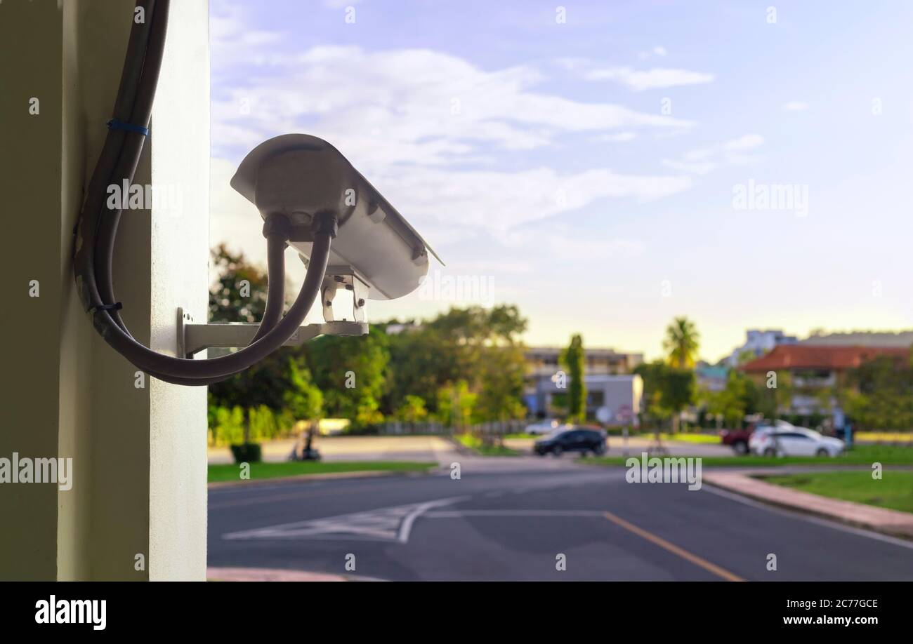 Cctv camera car park hi-res stock photography and images - Alamy