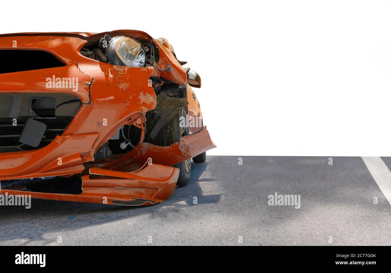Car front wing damage hi-res stock photography and images - Alamy