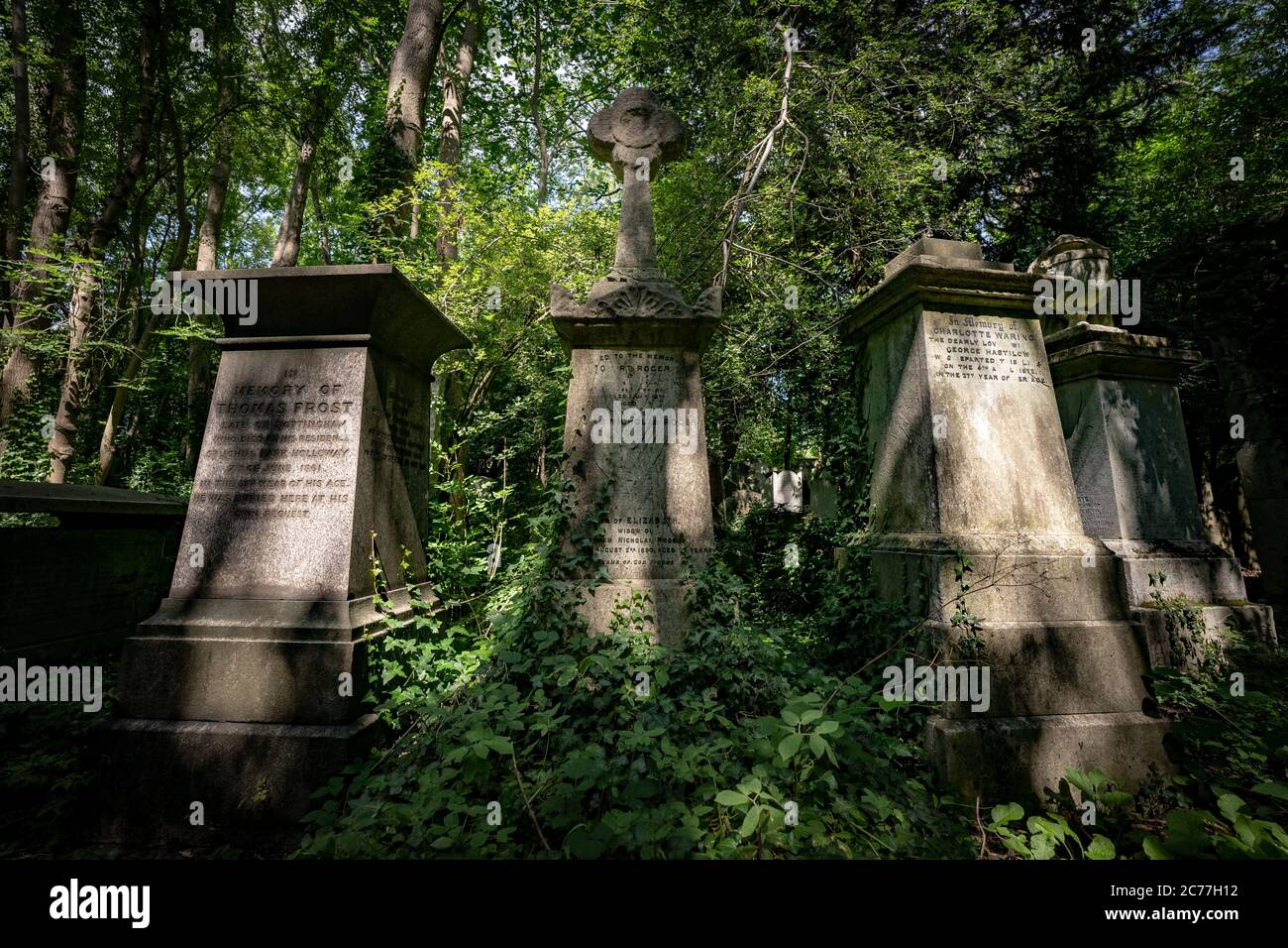 Highgate Cemetery (west) in North London, UK Stock Photo - Alamy