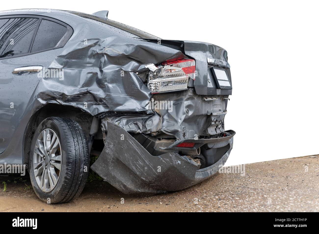 Dent in car wing dent in back of car hi-res stock photography and ...