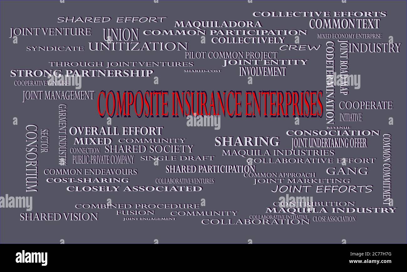Composite insurance enterprises Business partnership related ...