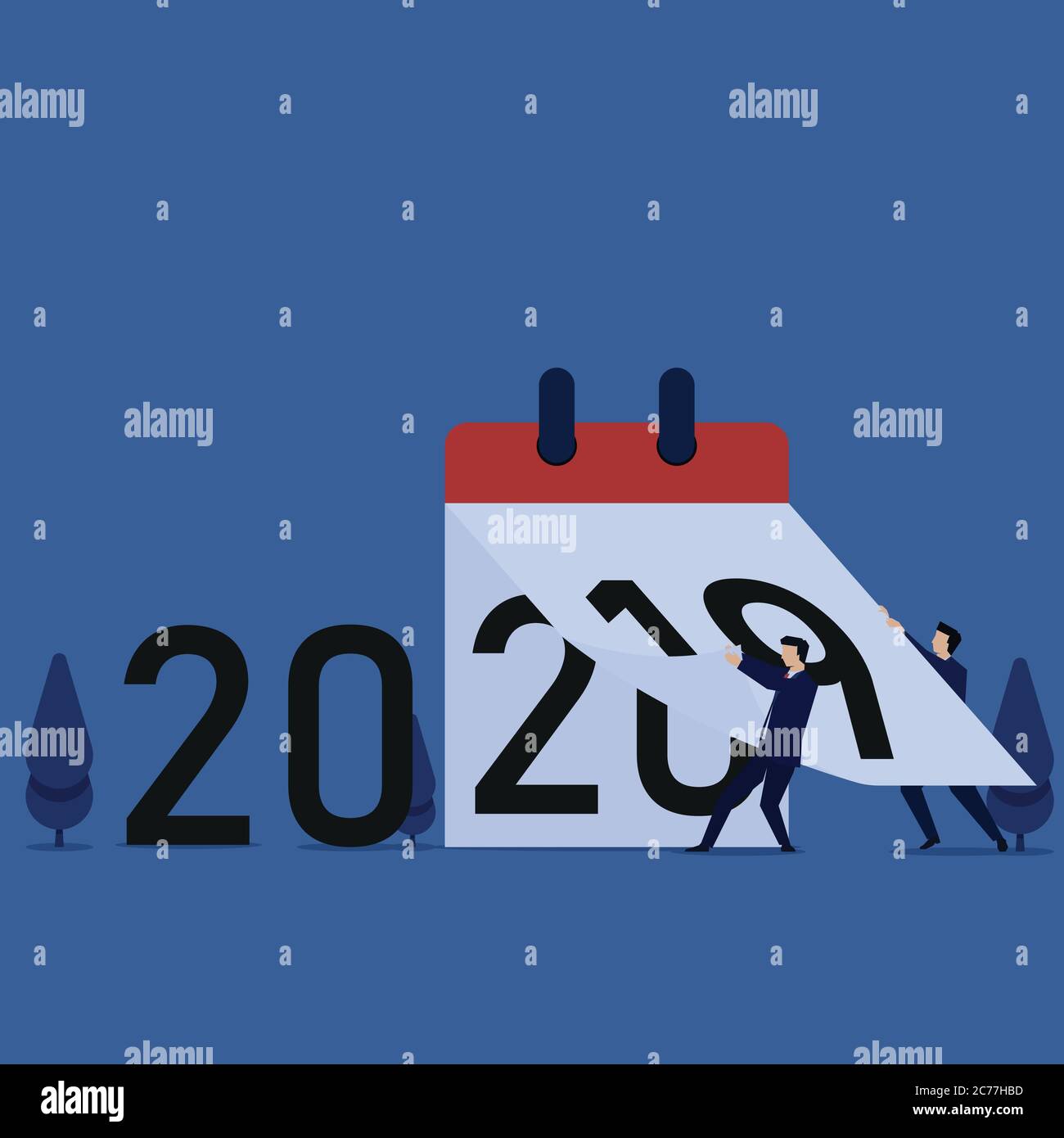 2020 end Stock Vector Images - Alamy