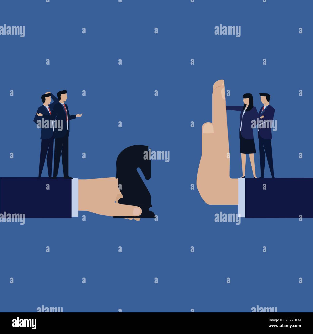 Refusing to play Stock Vector Images - Alamy