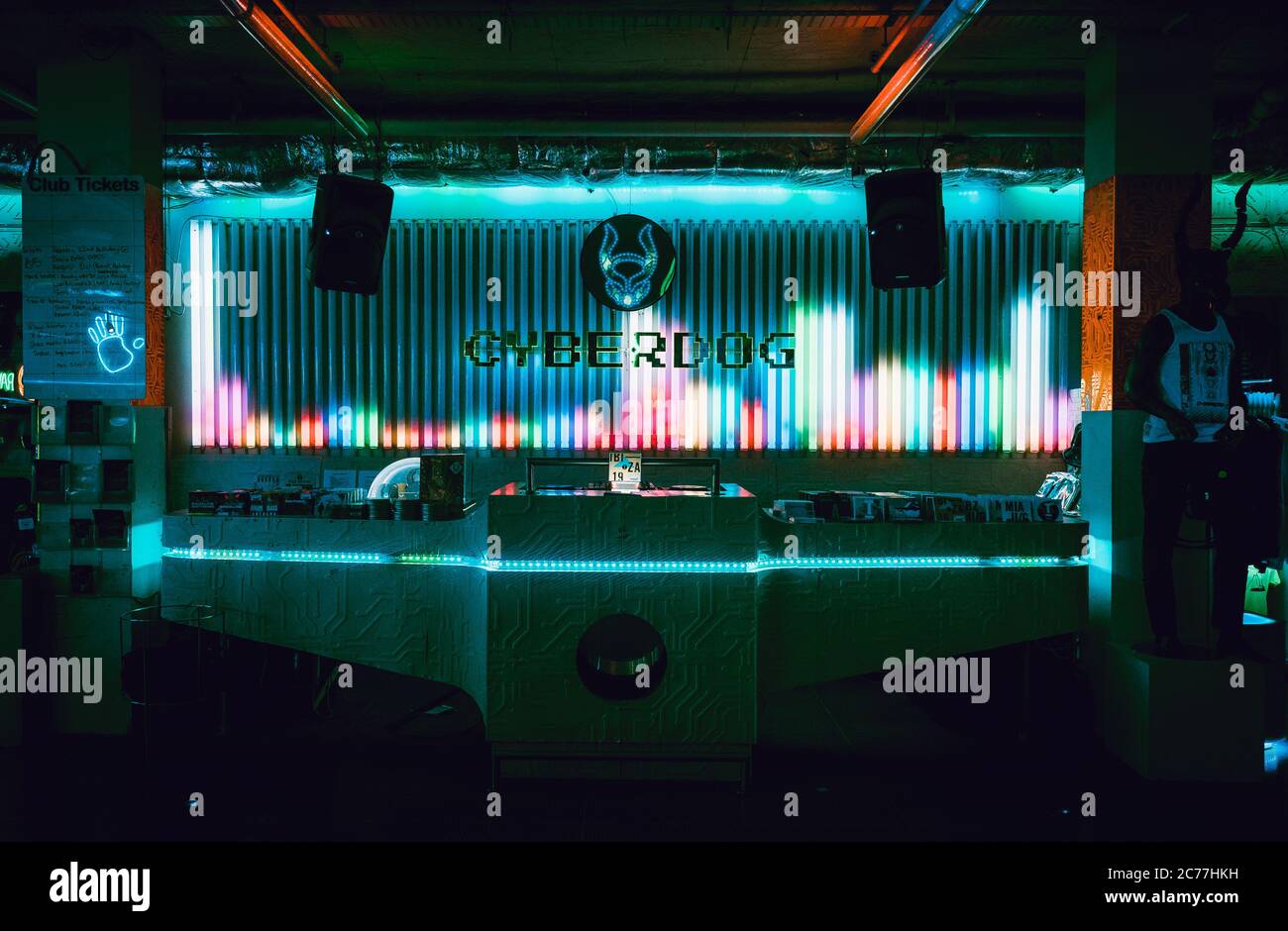 Interior of Cyberdog store in Camden Stock Photo - Alamy