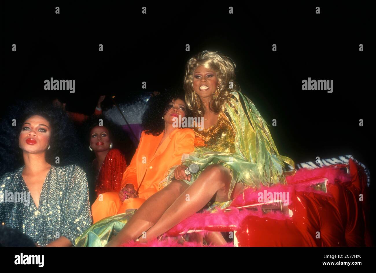 West Hollywood, California, USA 7th January 1996 Singer Diana Ross and ...