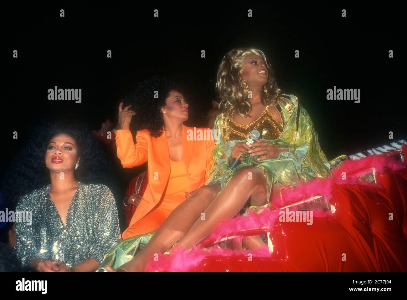 West Hollywood, California, USA 7th January 1996 Singer Diana Ross and ...