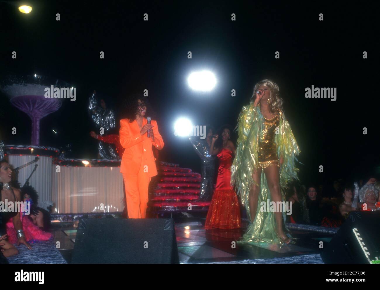 West Hollywood, California, USA 7th January 1996 Singer Diana Ross and ...