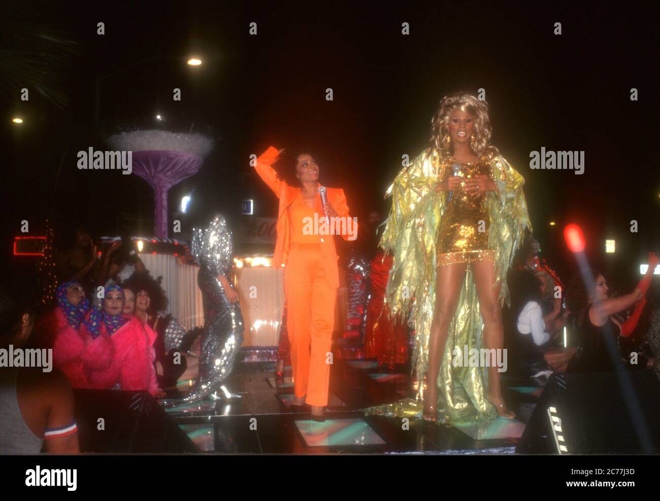 West Hollywood, California, USA 7th January 1996 Singer Diana Ross and ...