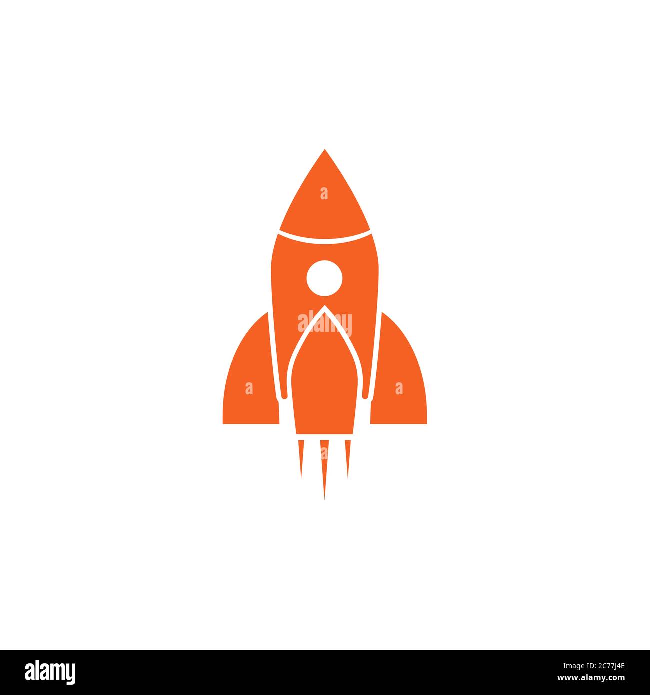 Rocket design Template vector icon illustration Stock Vector Image ...