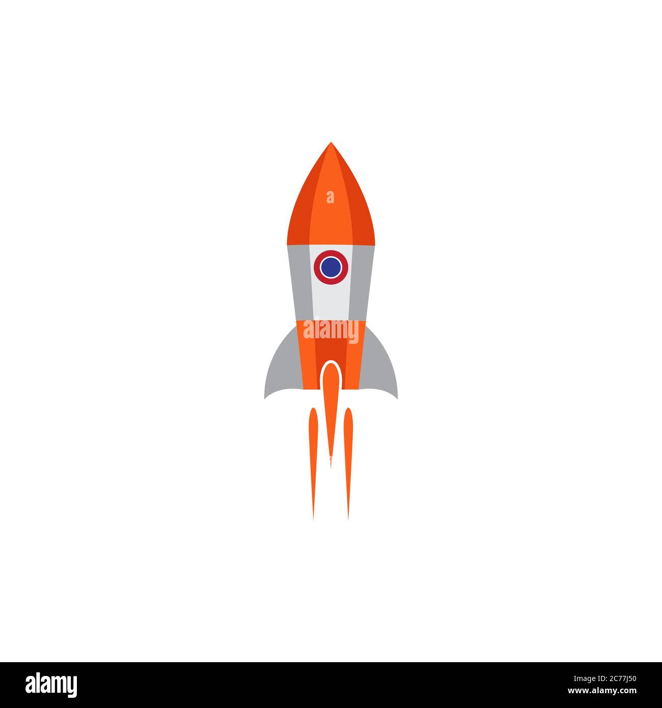 Rocket design Template vector icon illustration Stock Vector Image ...