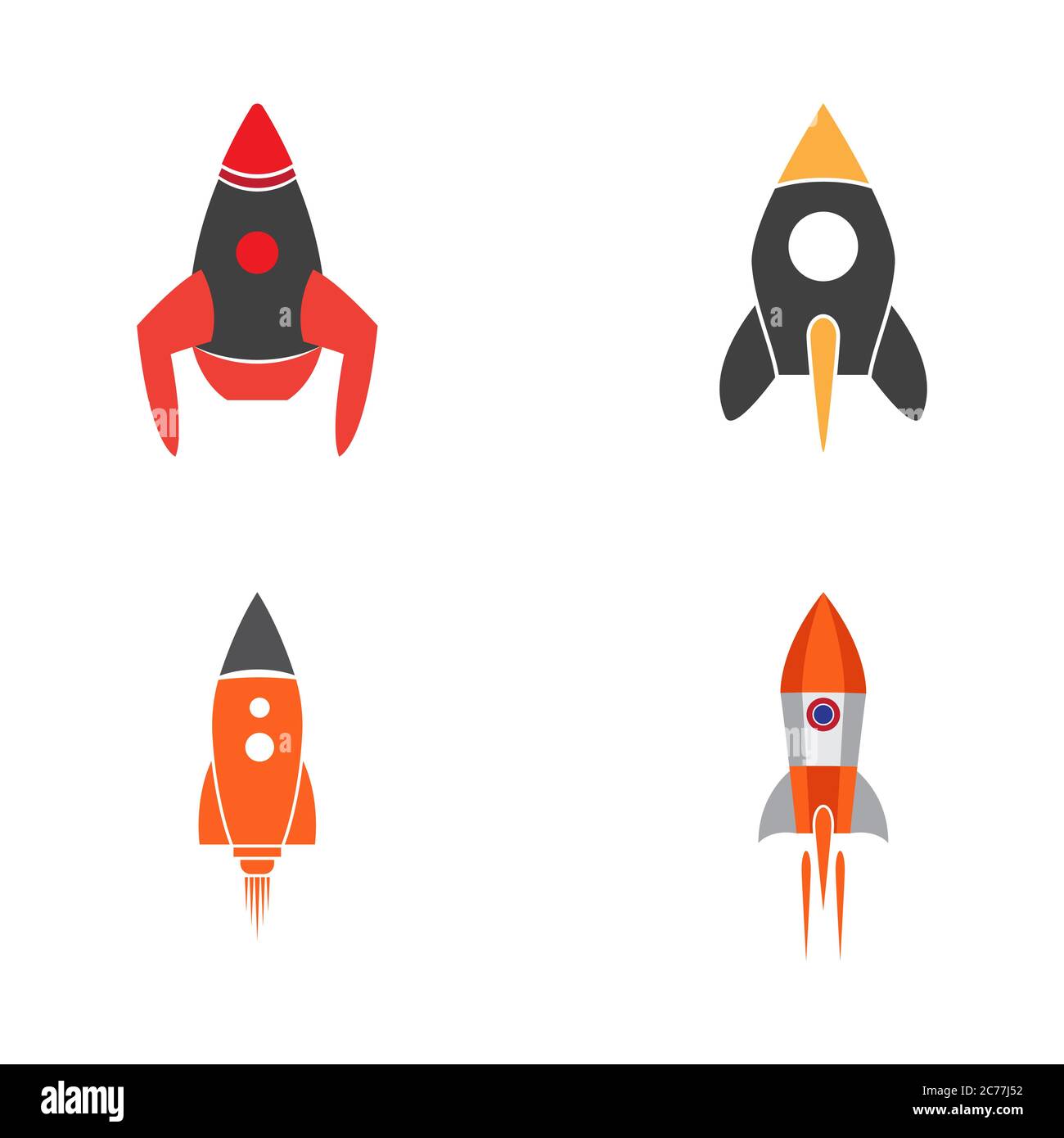 Rocket design Template vector icon illustration Stock Vector Image ...