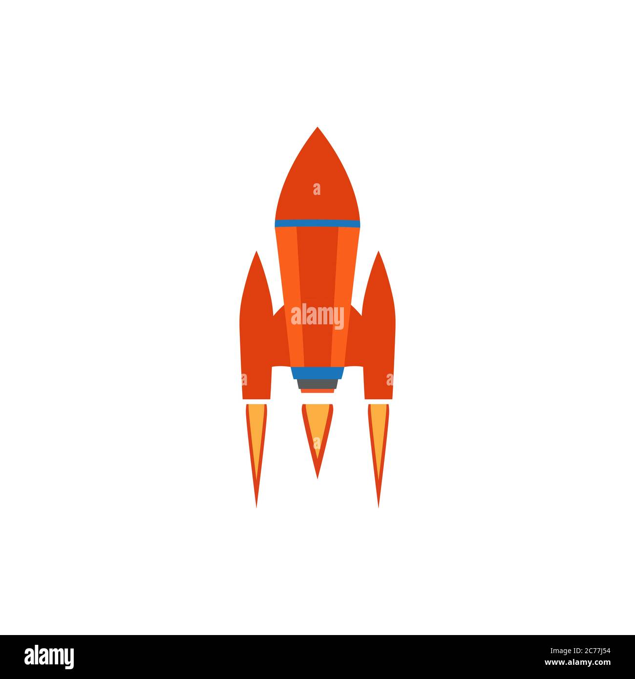 Rocket design Template vector icon illustration Stock Vector Image ...