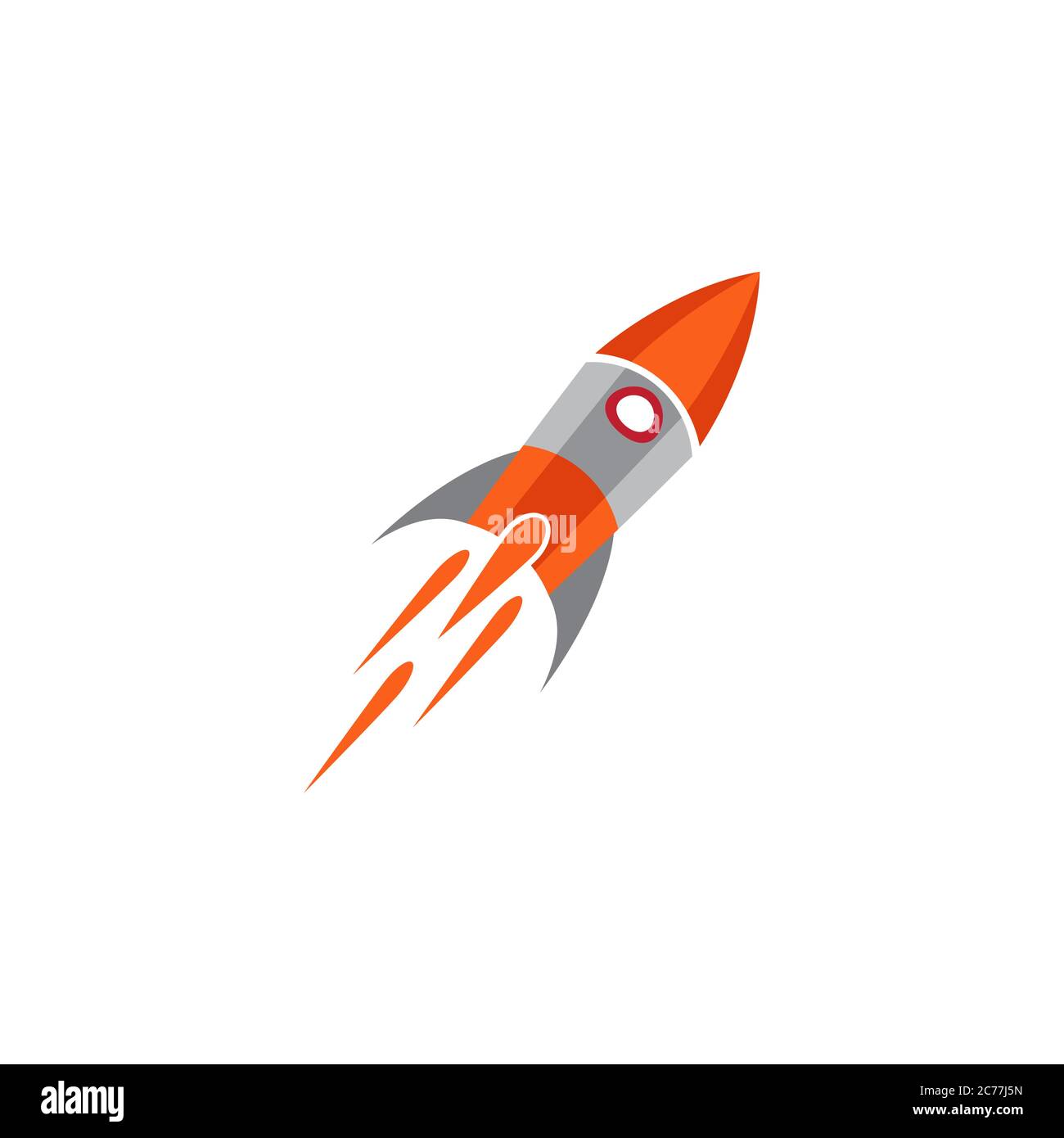 Rocket design Template vector icon illustration Stock Vector Image ...