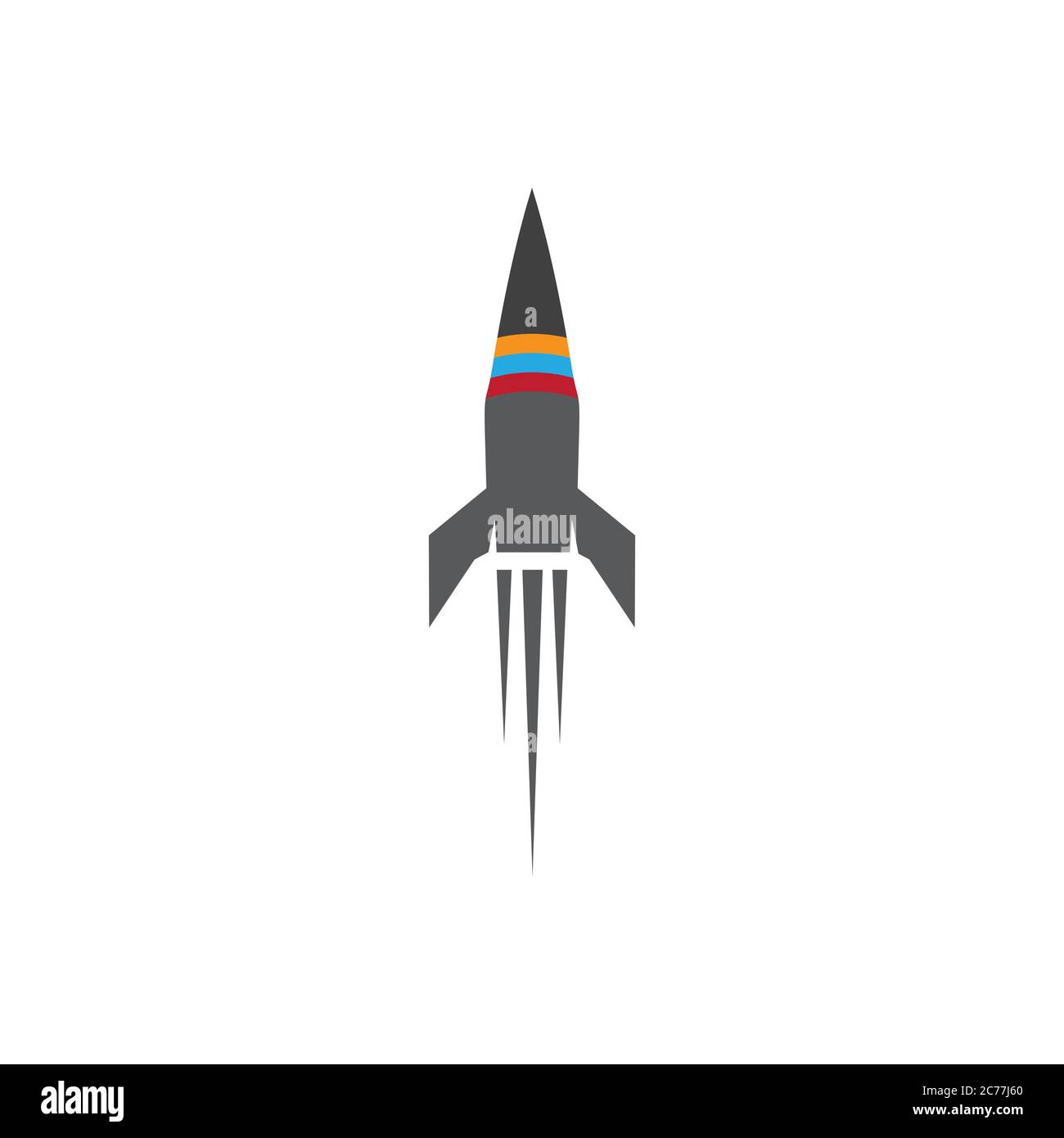 Rocket design Template vector icon illustration Stock Vector Image ...