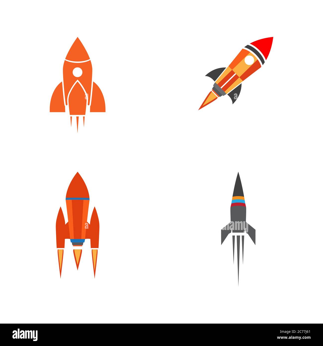 Rocket design Template vector icon illustration Stock Vector Image ...