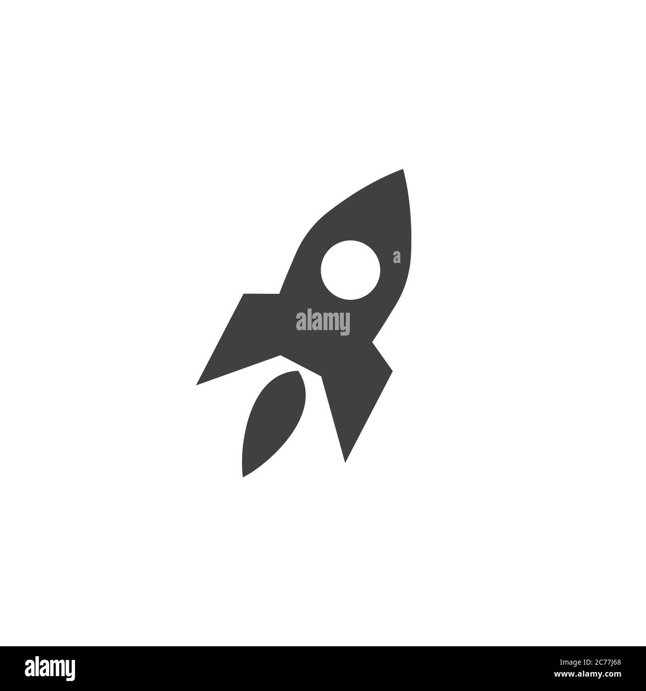 Rocket design Template vector icon illustration Stock Vector Image ...
