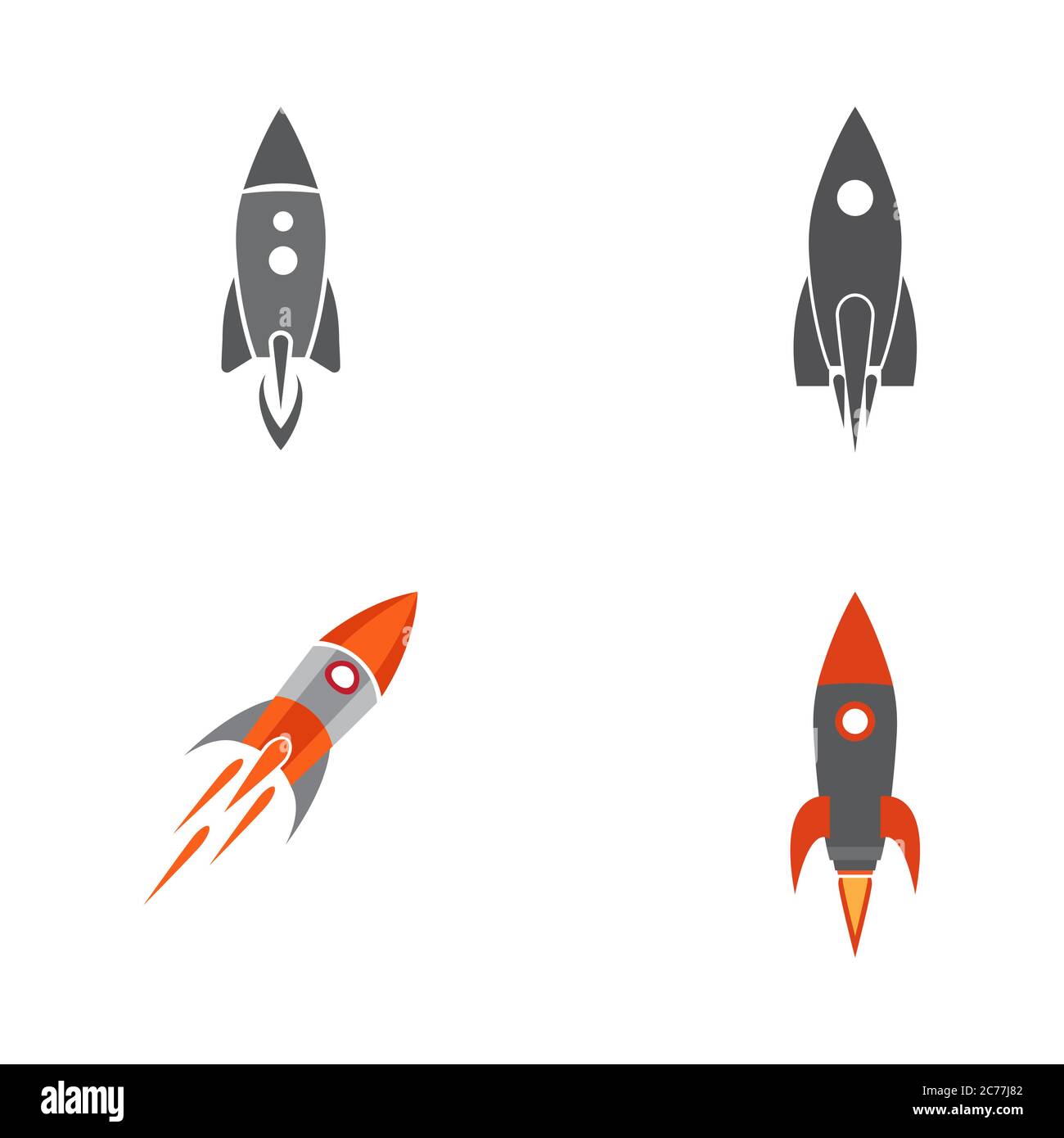 Rocket design Template vector icon illustration Stock Vector Image ...