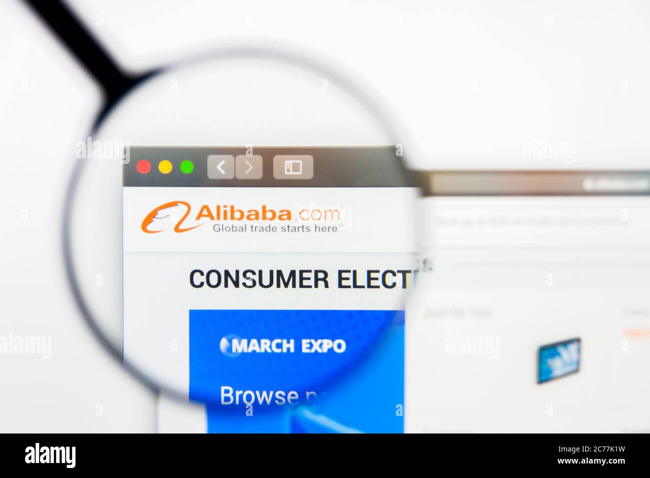 Los Angeles, California, USA - 23 March 2019: Illustrative Editorial of ...