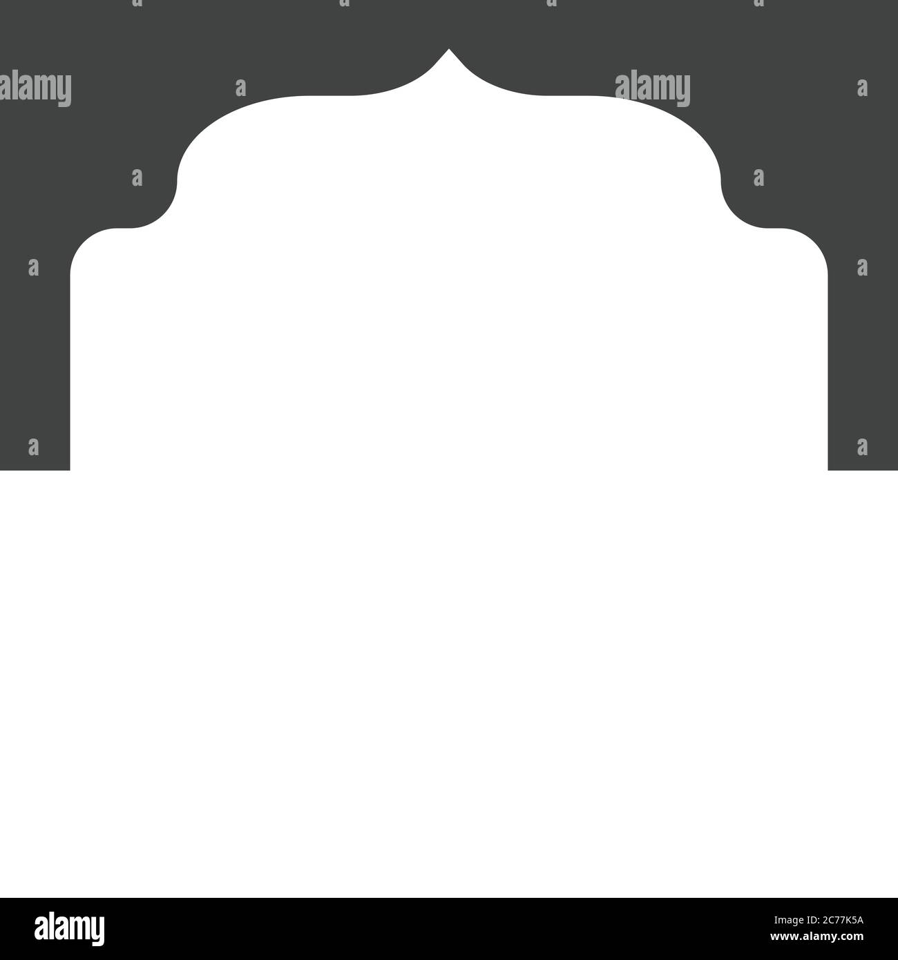 Mosque window vector icon design template Stock Vector Image & Art - Alamy