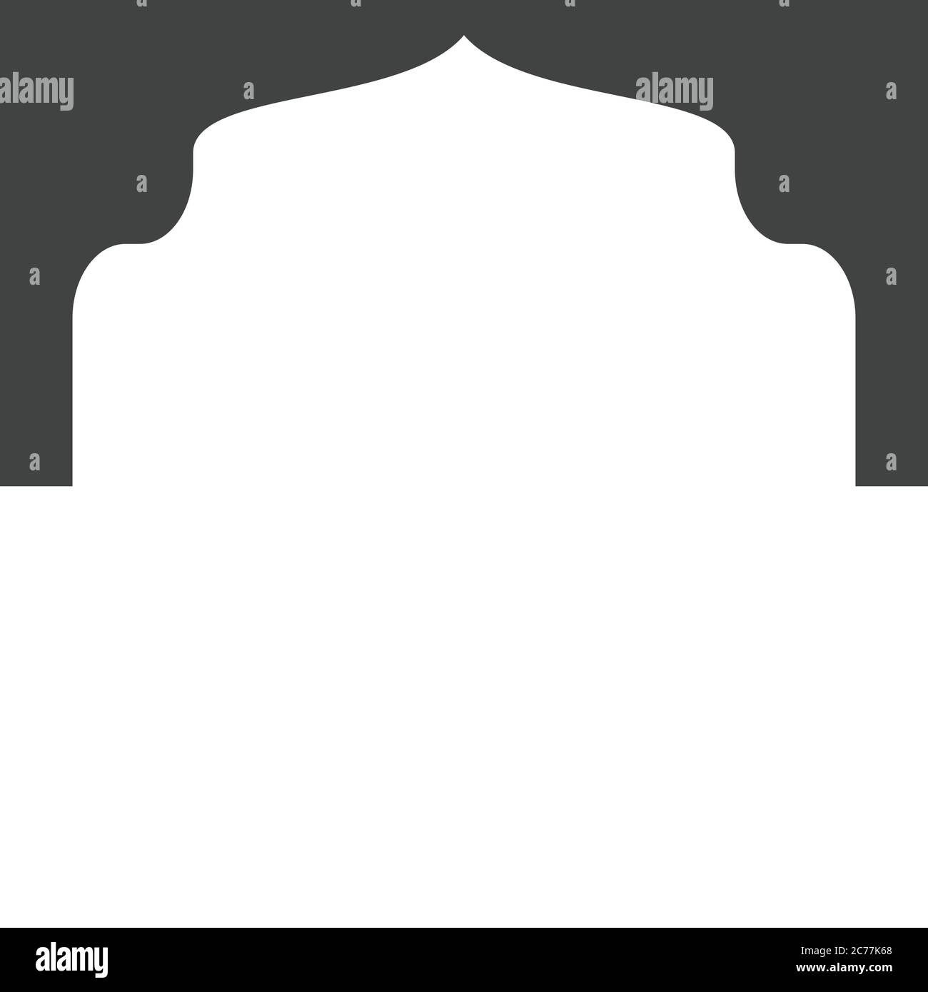 Mosque window vector icon design template Stock Vector Image & Art - Alamy