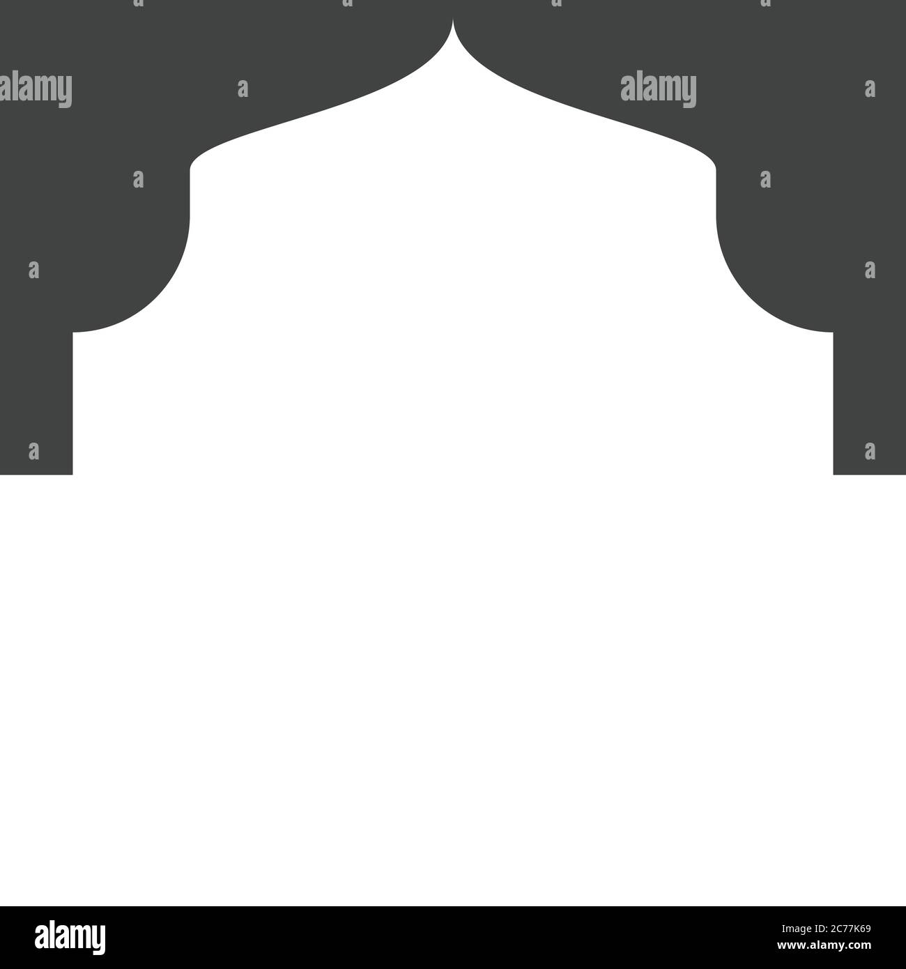 Mosque window vector icon design template Stock Vector Image & Art - Alamy