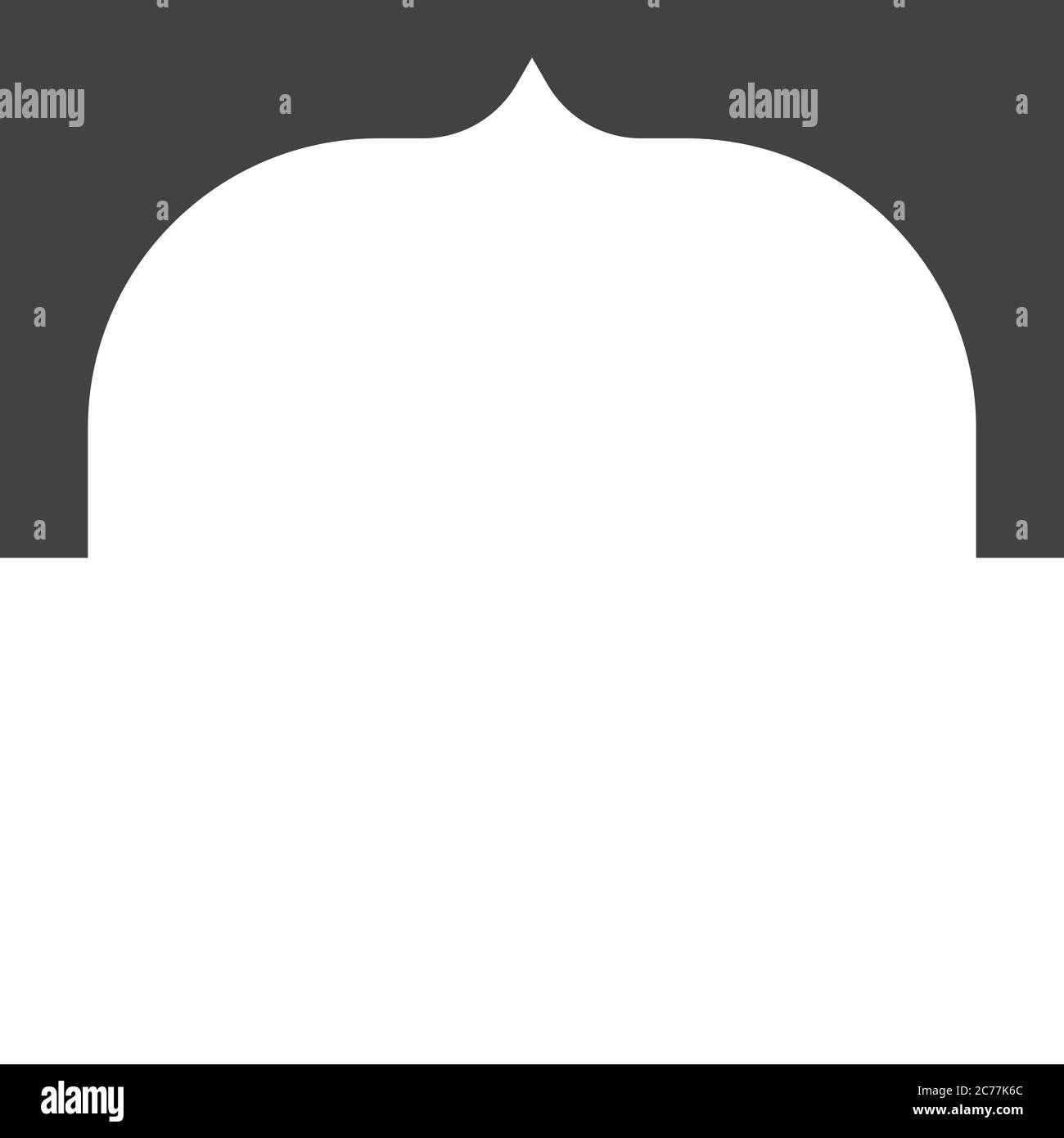 Mosque window vector icon design template Stock Vector Image & Art - Alamy