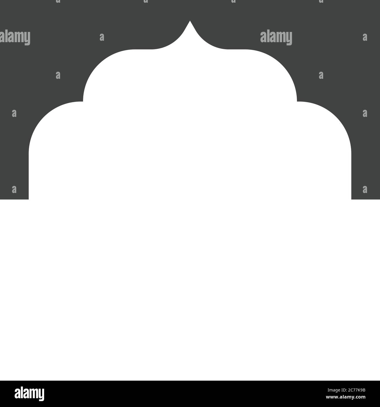 Mosque window vector icon design template Stock Vector Image & Art - Alamy