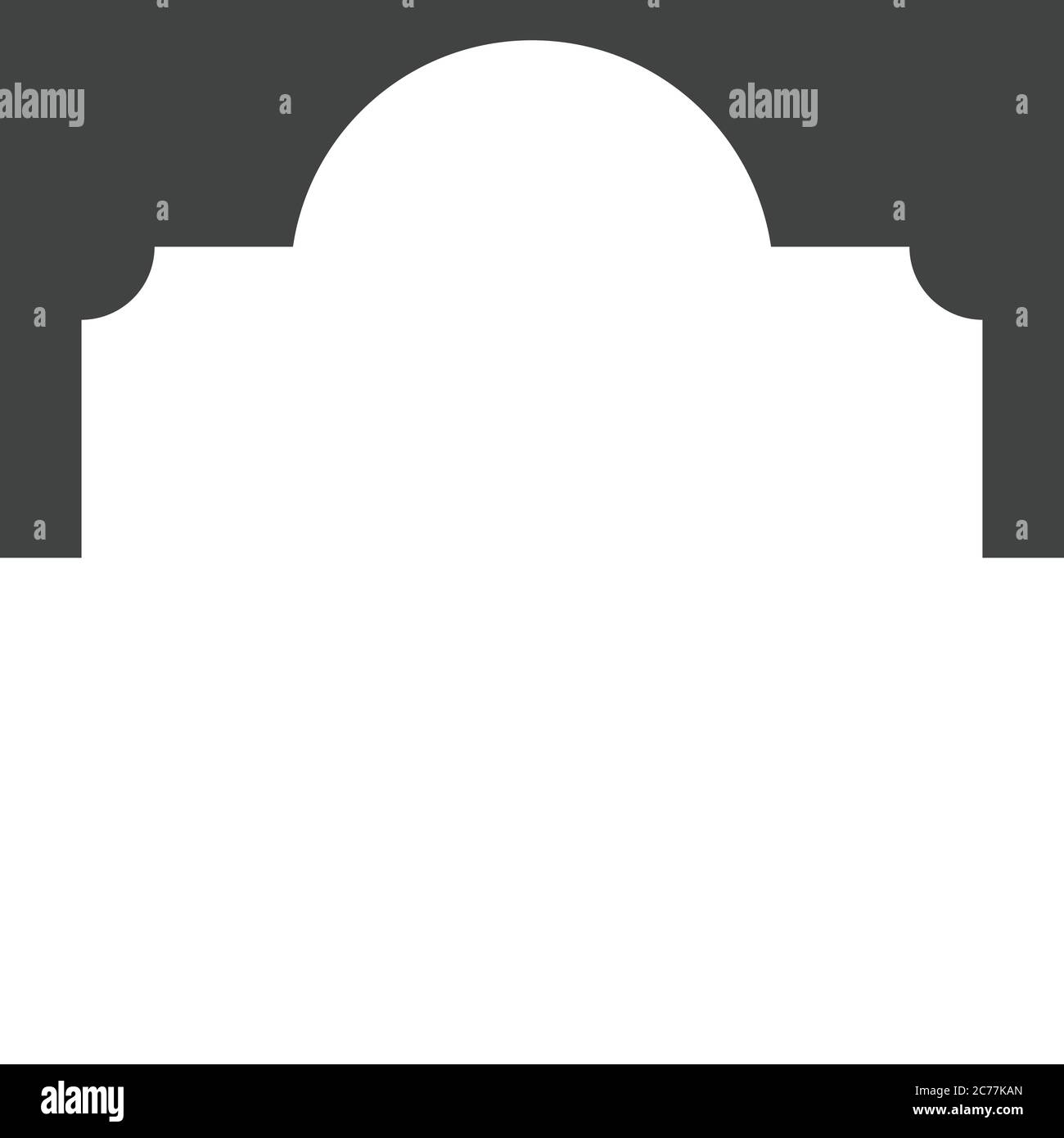 Mosque window vector icon design template Stock Vector Image & Art - Alamy