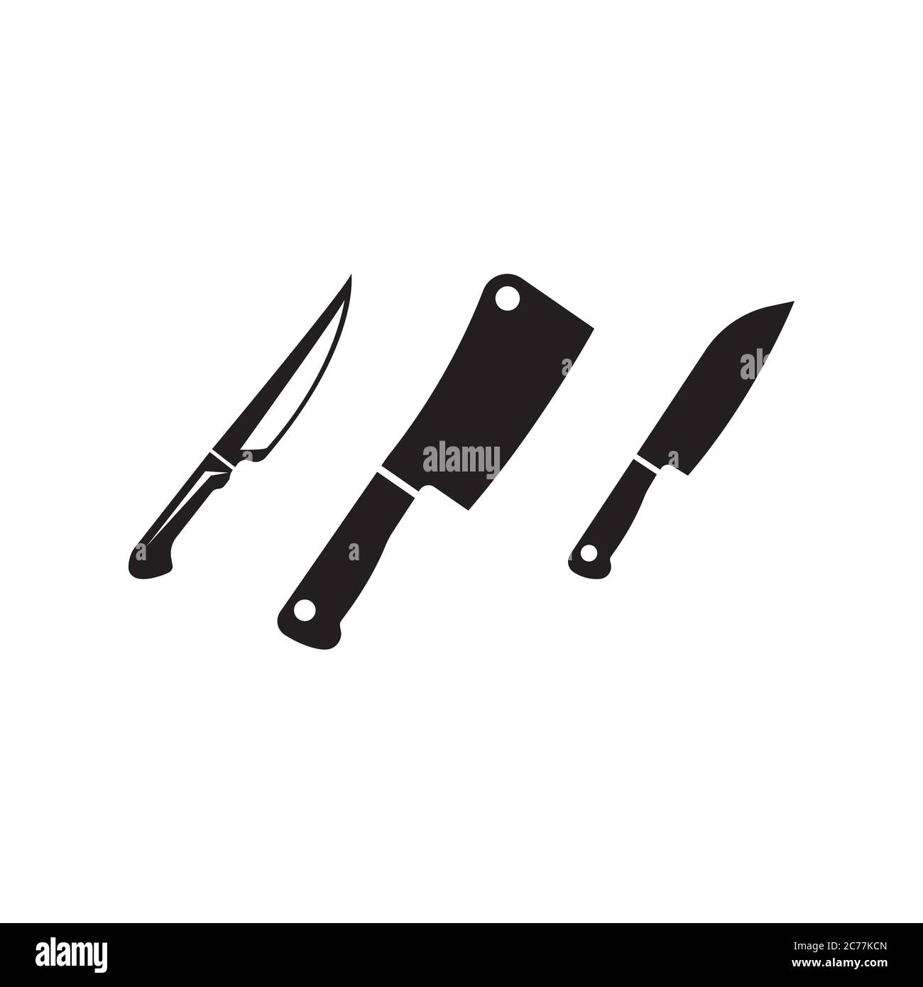 Vintage hunting knife Stock Vector Images - Alamy