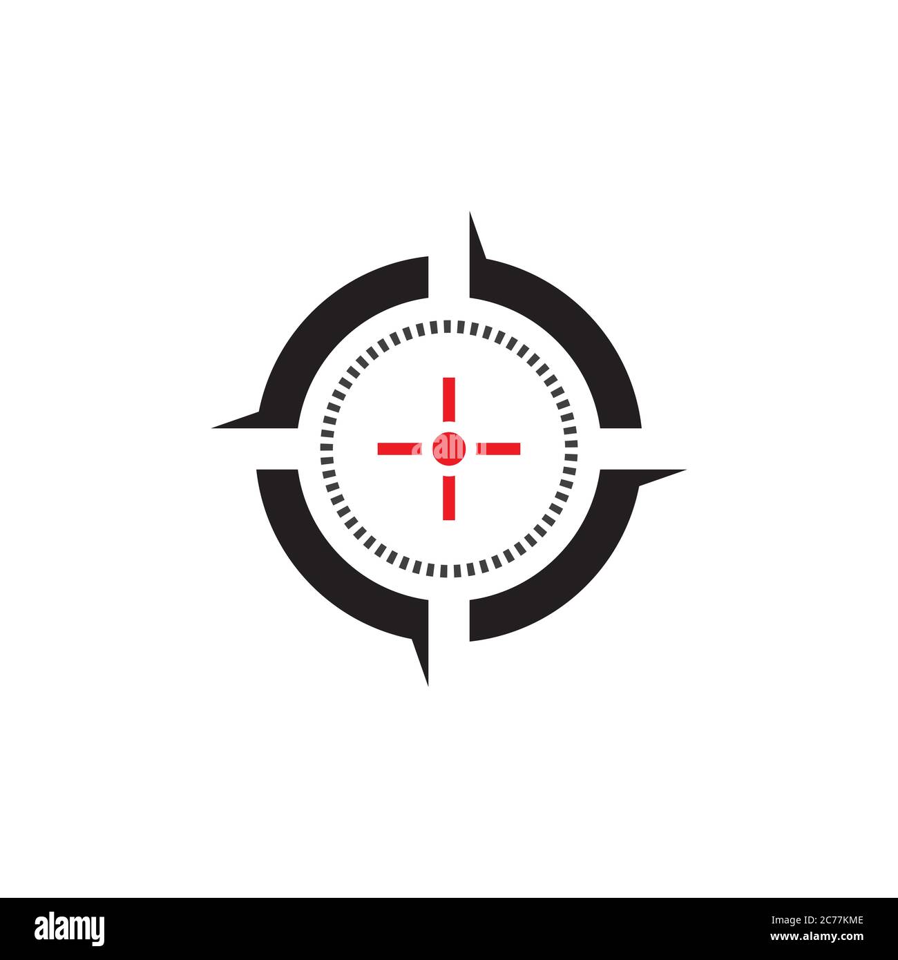 Target Vector icon illustration design template Stock Vector Image ...