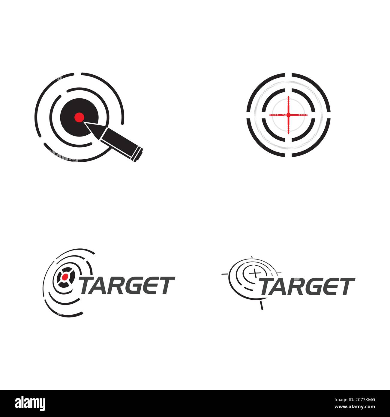 Target Vector icon illustration design template Stock Vector Image ...