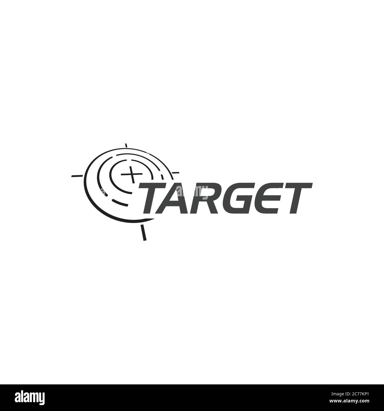 Target goal achievement vector Black and White Stock Photos & Images ...