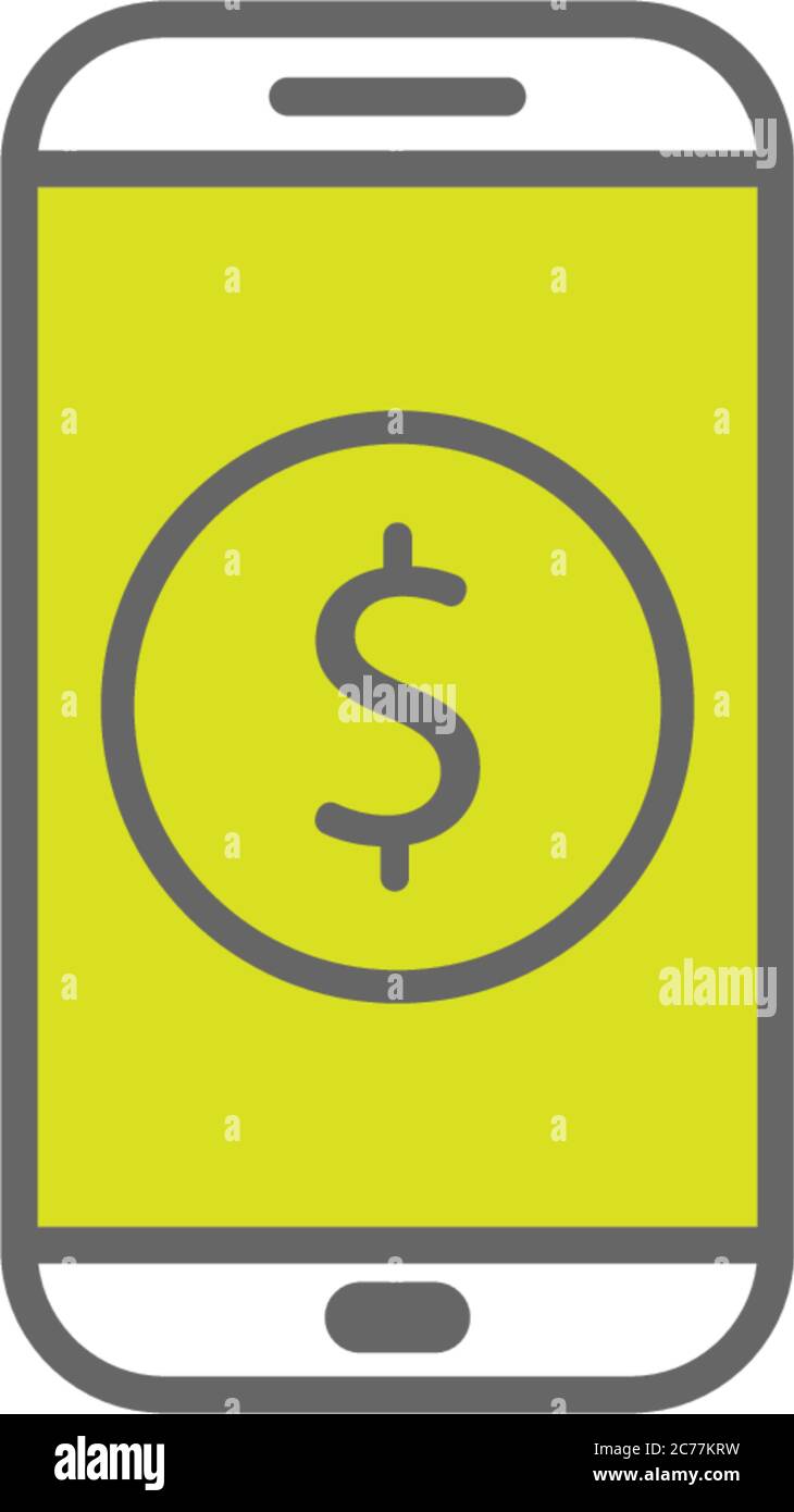 Smartphone payment logo icon vector template Stock Vector Image & Art ...