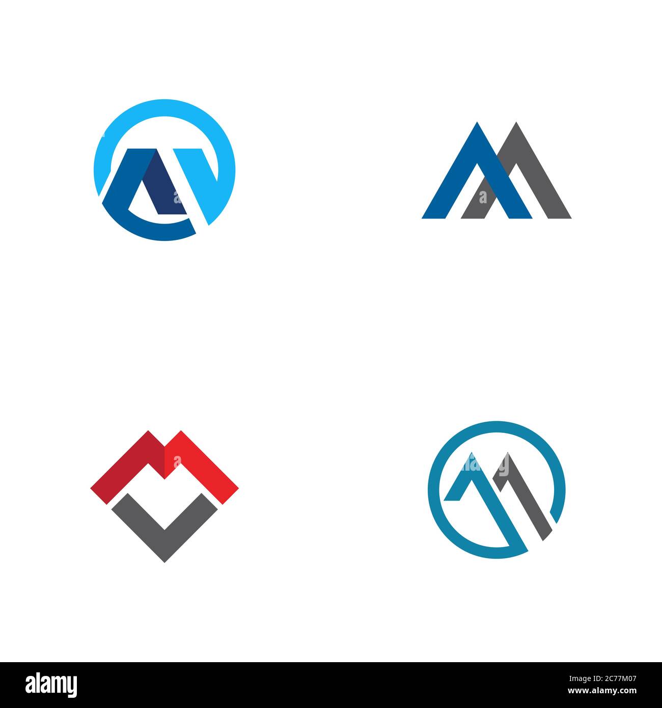 M Letter icon Template vector illustration design Stock Vector Image ...