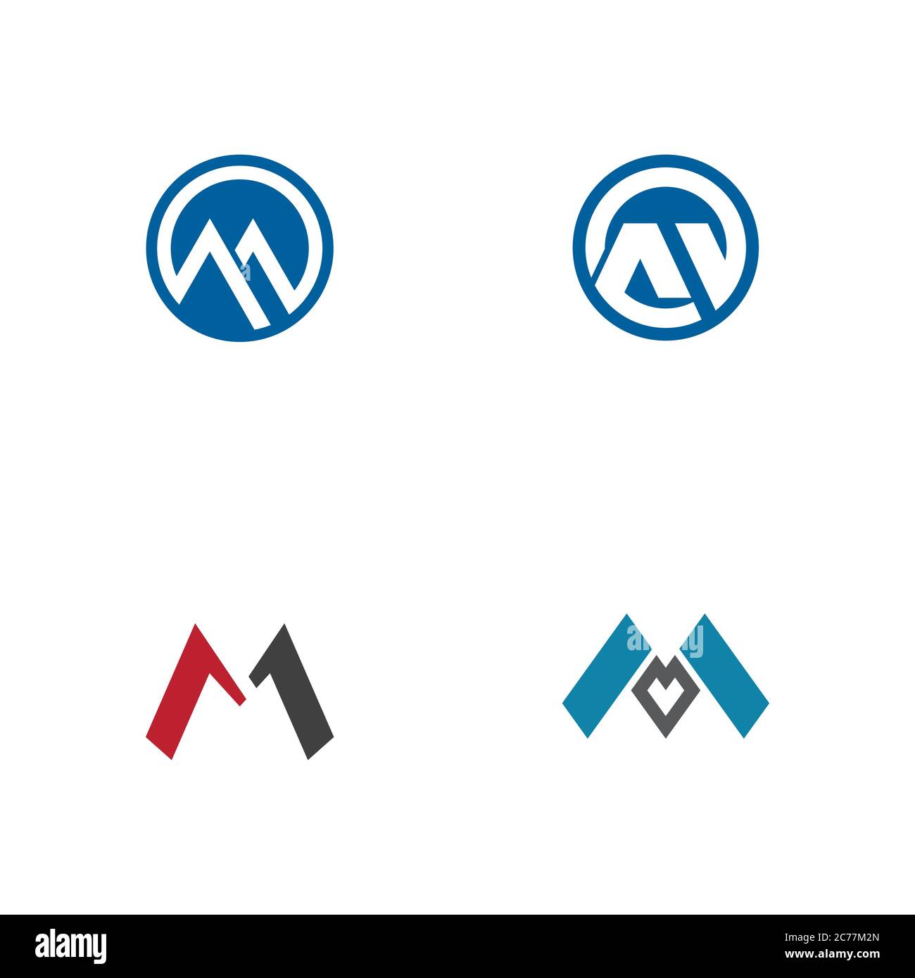 M Letter icon Template vector illustration design Stock Vector Image ...