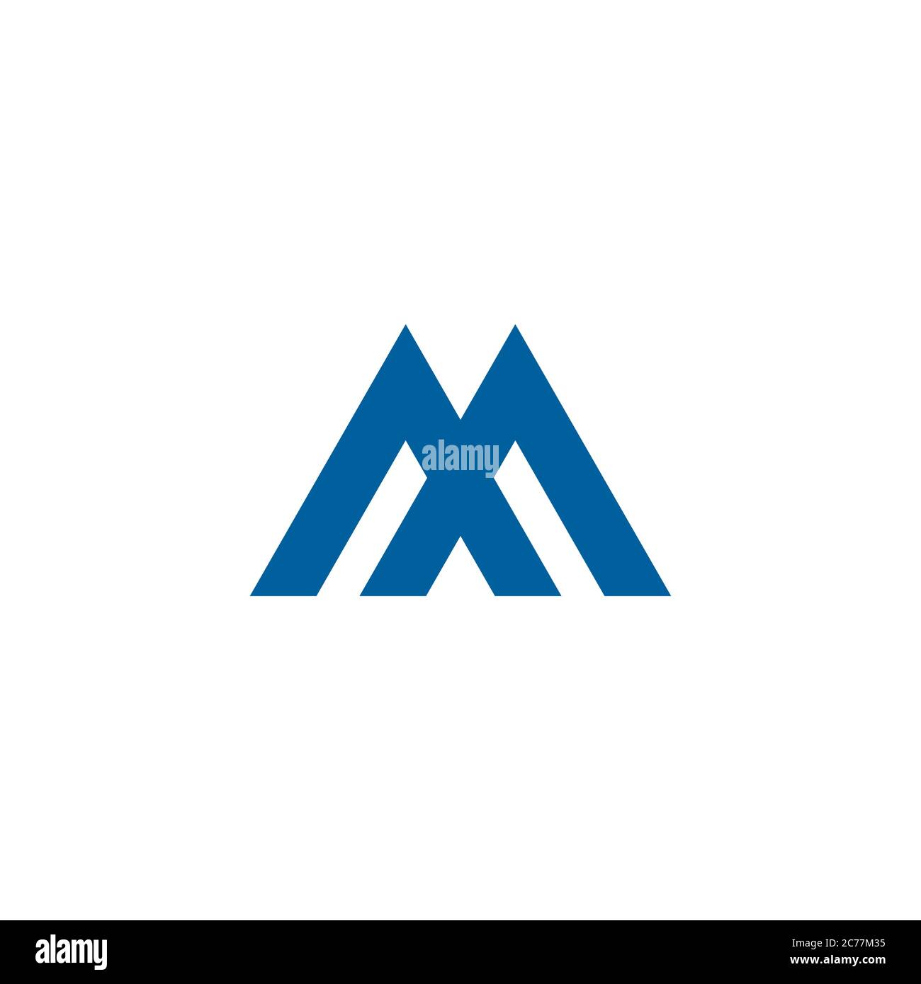 M Letter icon Template vector illustration design Stock Vector Image ...