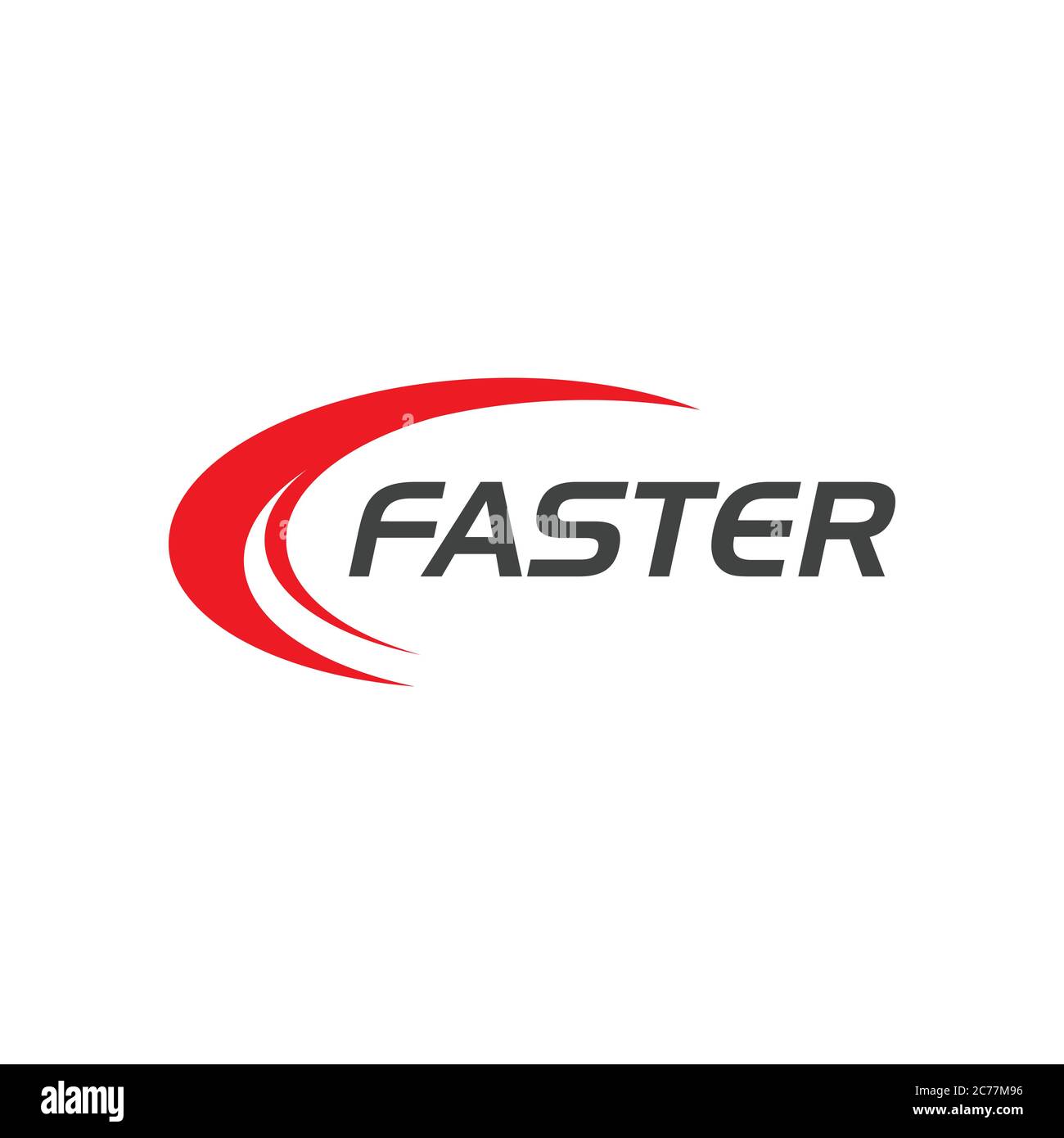 Faster Logo Template vector icon illustration design Stock Vector Image ...
