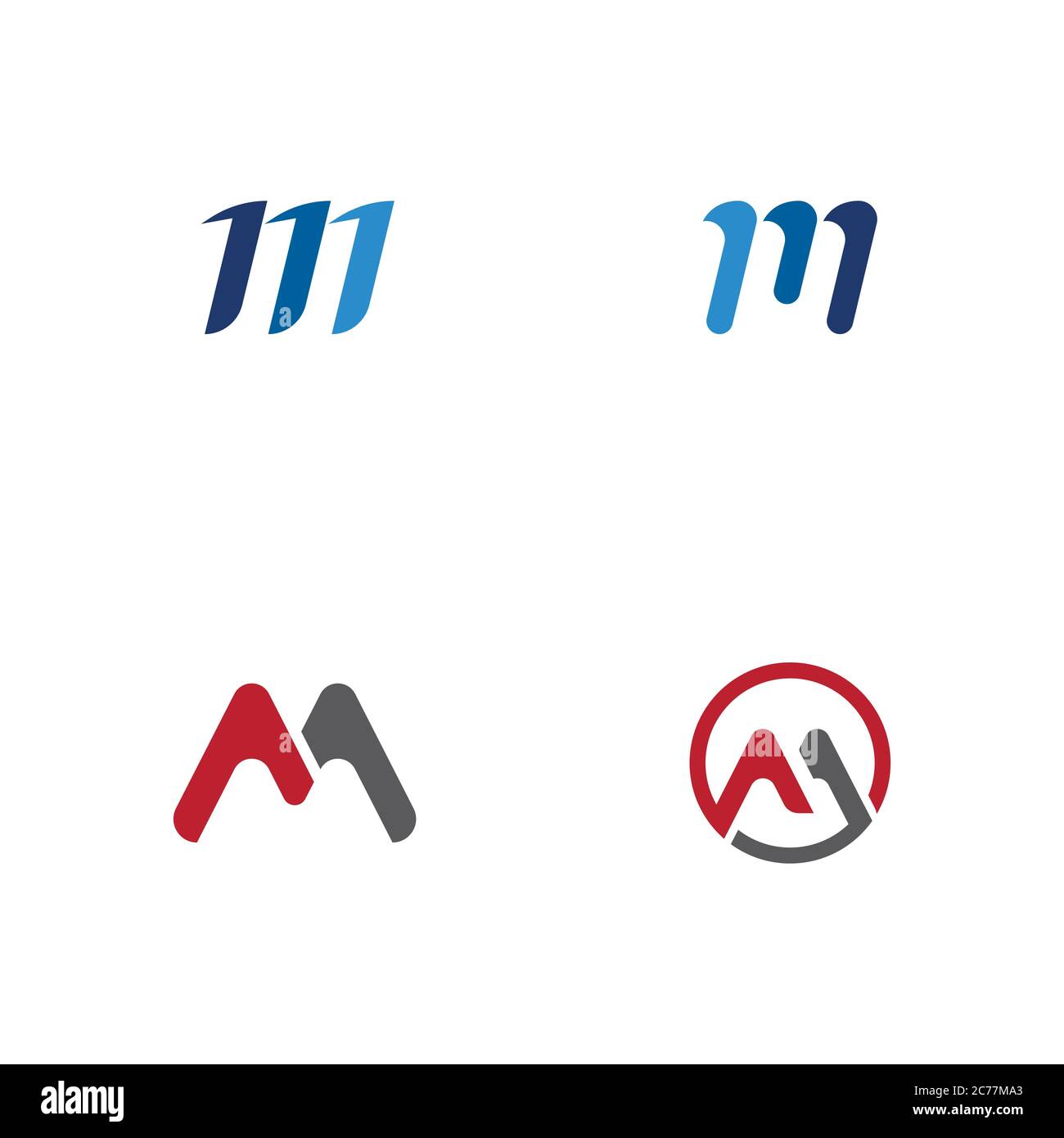 M Letter icon Template vector illustration design Stock Vector Image ...