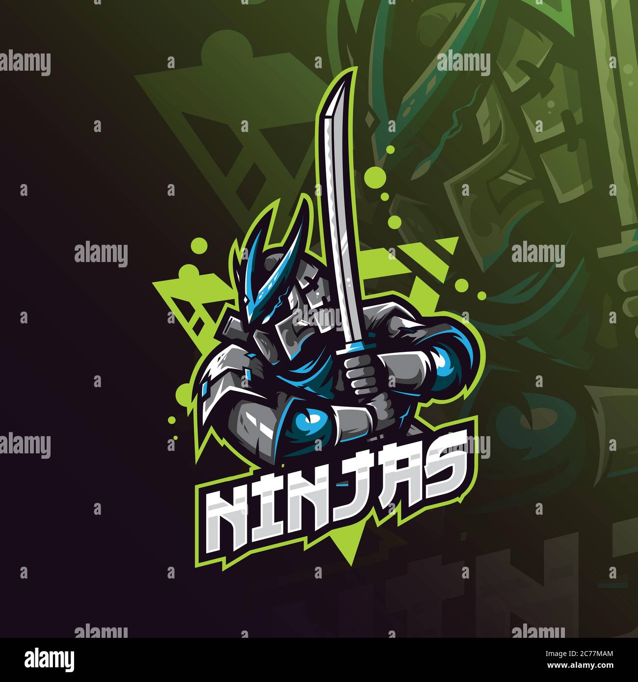 Ninja Sword Logo