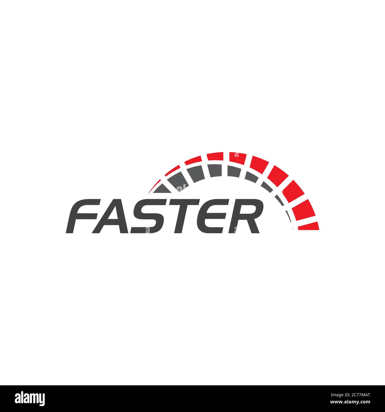 Faster Logo Template vector icon illustration design Stock Vector Image ...