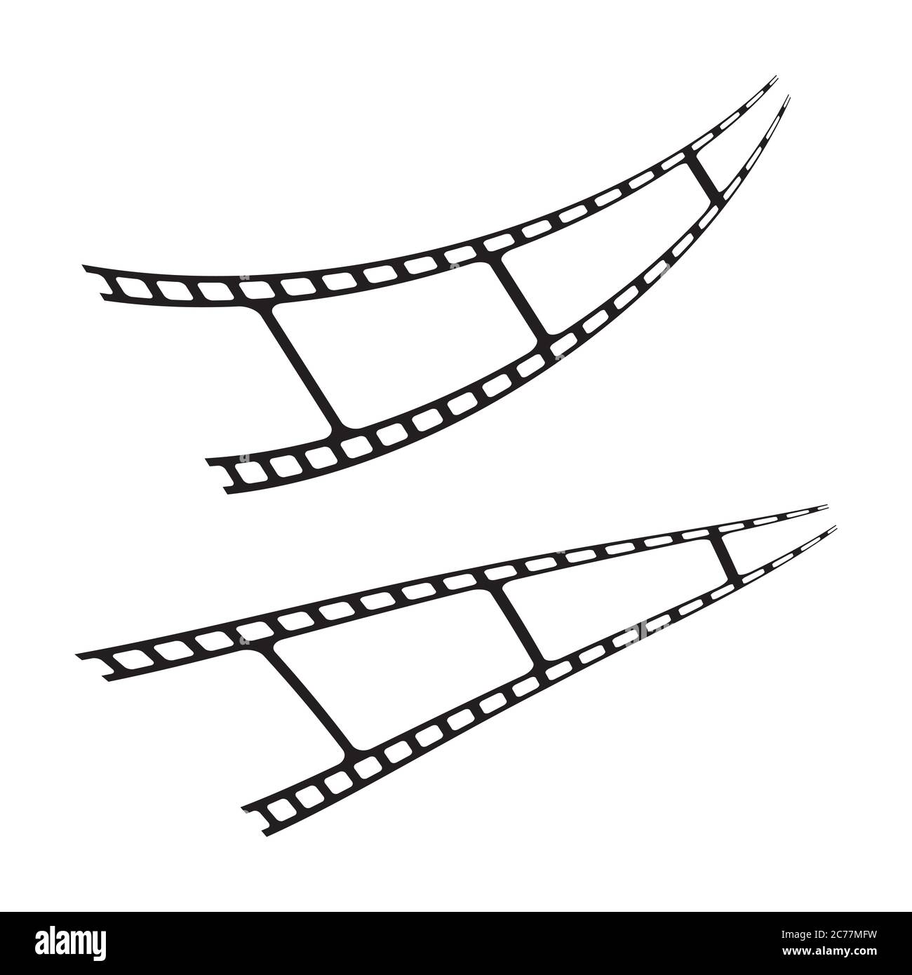 Film reel logo hi-res stock photography and images - Alamy