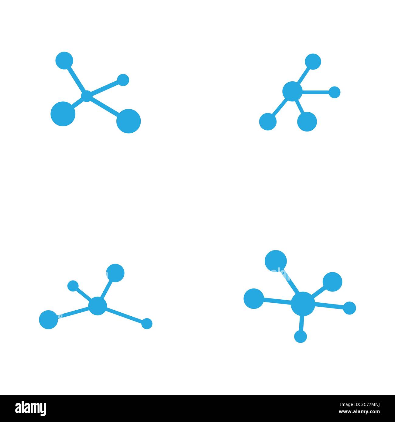 Molecule symbol logo template vector illustration design Stock Vector ...