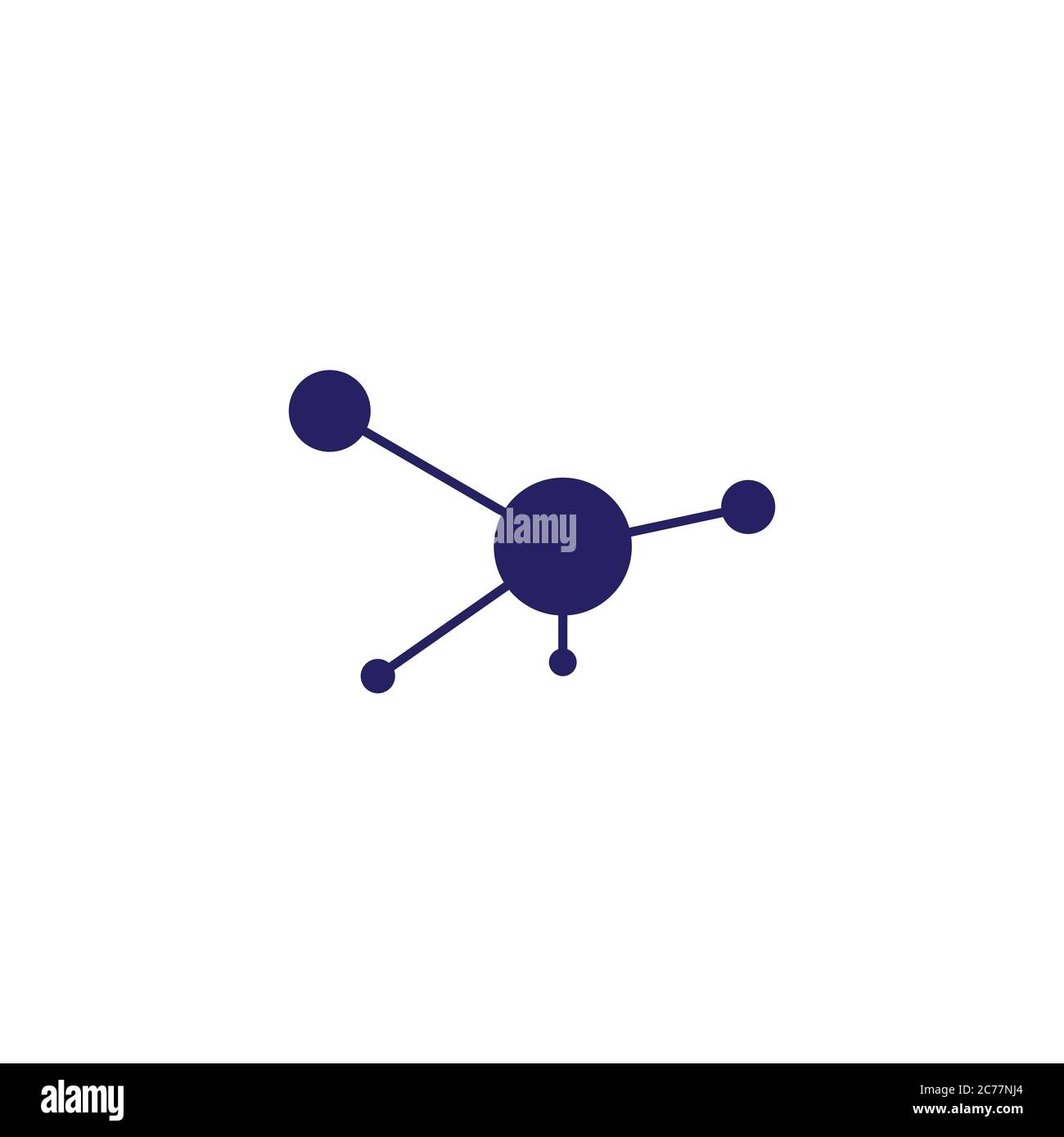 Protein molecule structure Cut Out Stock Images & Pictures - Alamy