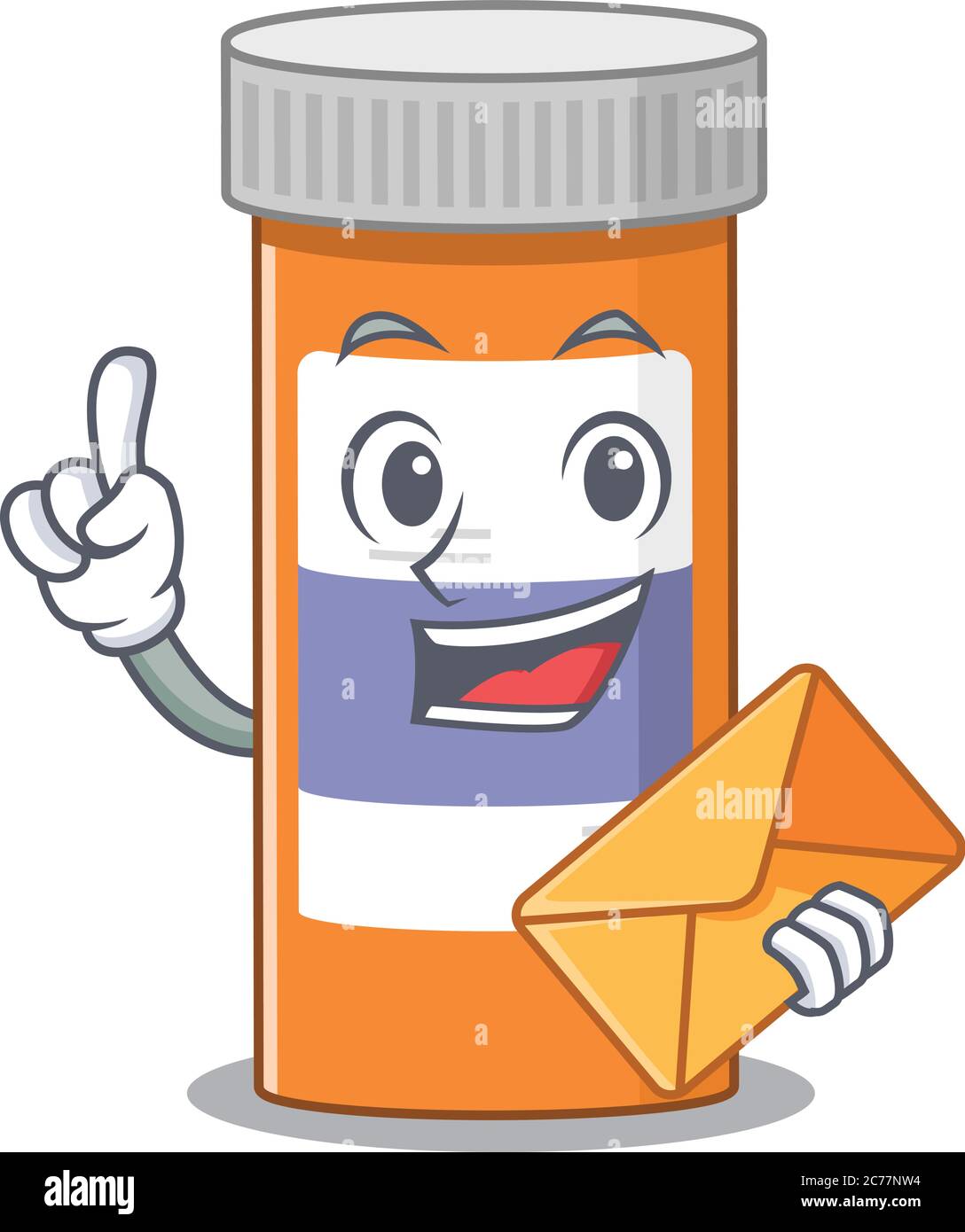 A picture of cheerful pills drug bottle caricature design concept ...